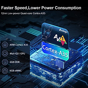 ZTE Android TV Box ，Smart TV Box ZXV10 Support Wi-Fi 5 Bluetooth 5.0 ， Support 3D 4K HDR Videos Media Player,Dolby Vision,Supports YouTube/Google Assistant/Google Play Store