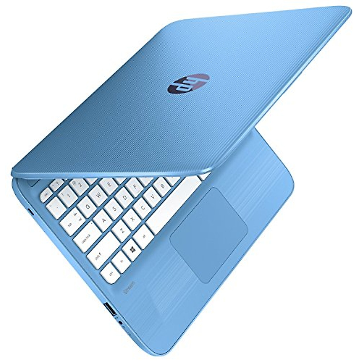 HP Stream 11 11.6 inch Flagship High Performance Laptop (Intel Celeron N3050 1.6GHz, 4GB RAM, 32GB Solid State Drive, Windows 10 Home) Blue (Renewed)