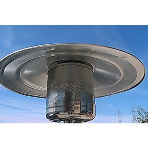 Hiland THP-1PC-SHIELD Solid Aluminum Heat Shield for Patio Heater, One Size, Silver