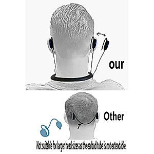 Comfortable Small Bluetooth Headphones,You Can Wear All Day.Wireless Earbuds that don't Fall Out,for Workout and Running,Neckband Earphones,with Mic,Lightweight,Clip on Headphones,Behind the Neck