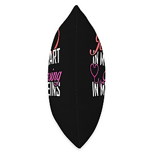 Jesus In My Heart Nursing In Veins CNA Nurse Gift Jesus in My Heart Veins | CNA Registered Nurse Throw Pillow, 16x16, Multicolor