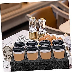 5pcs Milk Tea Cup Holder Multi- Beverage for Suitcase Takeout Cup Trays Coffee Carrier Fiber Drink Carrier Tea Carrier Beer Bottle Carrier Travel Epe Dashboard Hot and re-usable