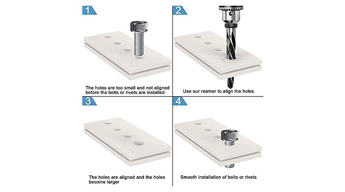 3/4" Construction Reamer for Steel and Metal | Precise Hole Alignment