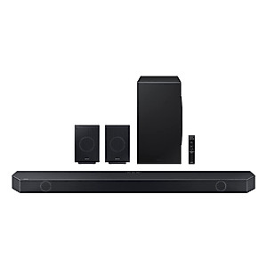 SAMSUNG HW-Q990C/ZA 11.1.4 ch. Wireless Dolby Atmos Soundbar and Rear Speakers 2023 (Renewed) Bundle with 2 YR CPS Enhanced Protection Pack