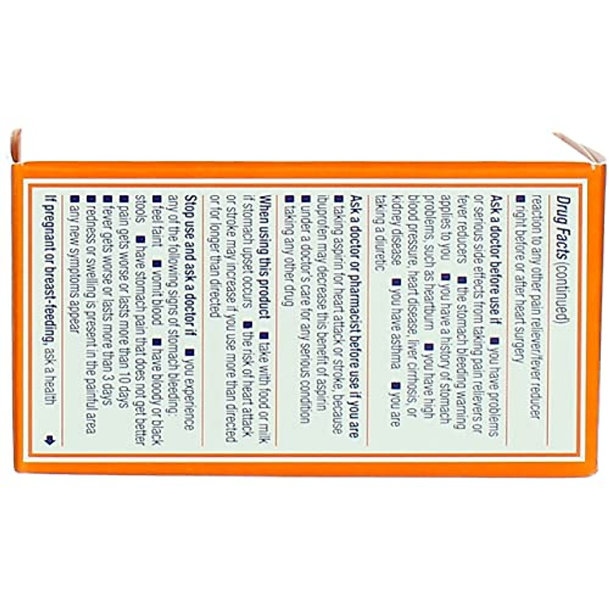 Motrin IB Ibuprofen Tablets, 200 Mg, 50 Count (Pack of 2)