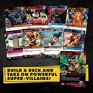 DC Deck-Building Game - Play as Members of DC's Justice League - Unique Abilities for Each Super Hero - Standalone, Compatible with Full DC Deck-Building Game Series