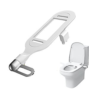Bidet Toilet Seat dua l Nozzle, Bidet Attachment For Toilet, Non Electric Toilet Water Spray With Adjustable Water Pressure,Two Modes sel f Cleaning dua l Nozzle Smart Bidet Toilet Seat, common Fit