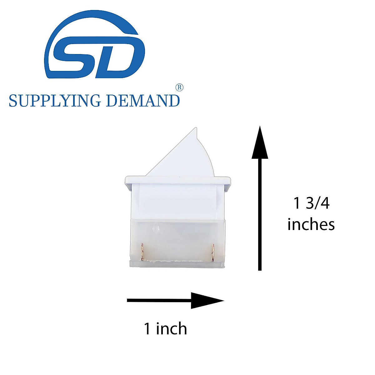 Supplying Demand 216822900 216998000 Refrigerator Freezer Door Light Switch Replacement White