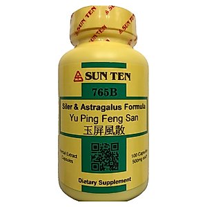 Sun Ten - Siler & Astragalus Formula Capsules/Yu Ping Feng San/玉屏風散 - 1 Pack