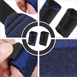 EXCEART 2pcs Strap Mallet Support Compresssion Brace Pinky Brace Fingers Tendon Stabilizer Support Splint Pressurize