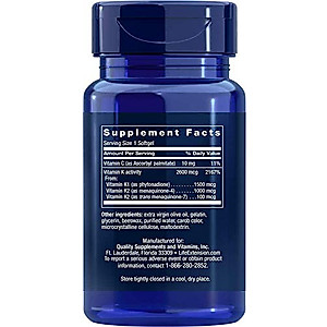 Life Extension Super K with Advanced K2 Complex 90 softgels