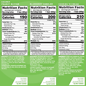 No Cow High Protein Bars, Top Flavors Pack, 20g Plus Plant Based Vegan, Keto Friendly, Low Sugar, Low Carb, Low Calorie, Gluten Free, Dairy Free, Non GMO, Kosher, 12 Pack