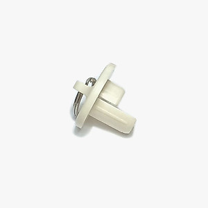 CACELY Replacement Shade Parts End Cap with Ring for Coolaroo Exterior Cordless Roller Shades Outdoor Blinds(Beige)