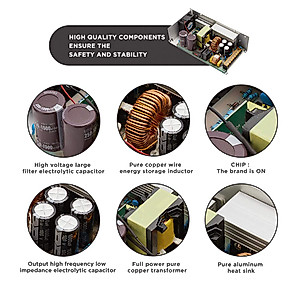 48V 16.67A 800W LED Switch Power Supply Driver AC 115-230V to DC 48V Transformer for LED Strip CCTV Security System,Camera,3D Printer,Computer Project,Motor