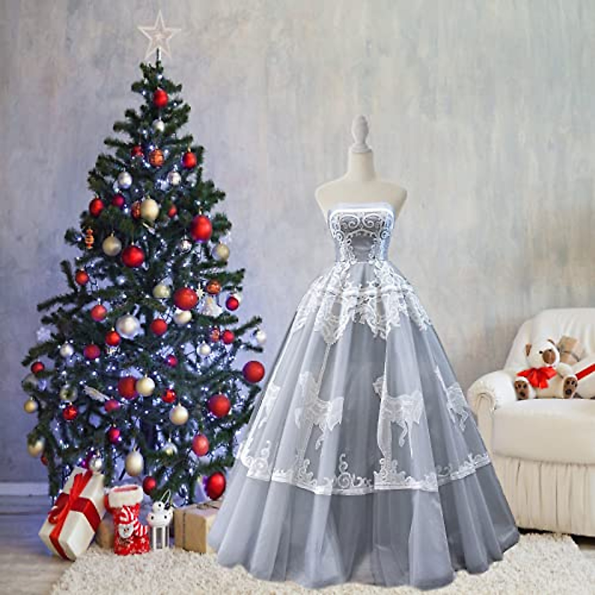 Beige Female Dress Form Mannequin with Pinnable Torso Body Adjustable Tripod Stand Dress Jewelry Display