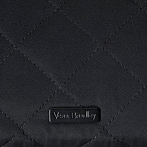 Vera Bradley Women's Performance Twill Wristlet With RFID Protection, Black, One Size