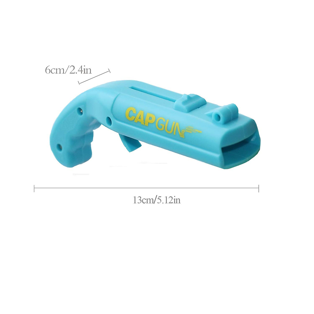 Bottle Opener,Funny Launcher Shooter Bottle Opener for Creative Game,Family Party,Bar ,Outdoor Barbecue,Plastic(Black&Blue)