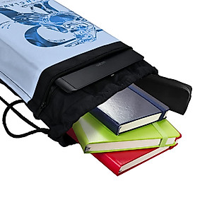 LOGOVISION Harry Potter Ravenclaw R Drawstring Backpack Sports Bag Sackpack 17" x 13", Perfect for Gym, Yoga or Practice