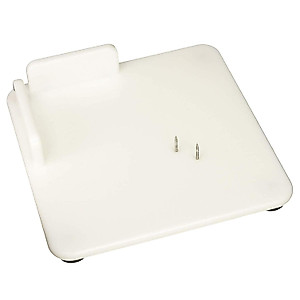 Sammons Preston Hi-D Paring Board, Single Handed Cutting Board with Aluminum Nails for Peeling and Slicing, Suction Feet for Sticking to Counter, and Corner Guards Prevent Food Sliding, 11" Square