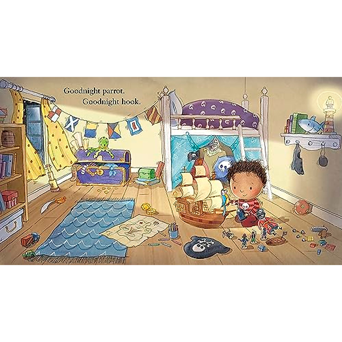 Goodnight Pirate: A Bedtime Baby Sleep Book for Fans of Buried Treasure! Perfect Christmas Gift, Holiday Stocking Stuffer (Goodnight Series)