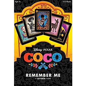 Coco Remember Me Loteria Game - Custom Artwork from Disney Pixar Film, Inspired by Mexican Culture