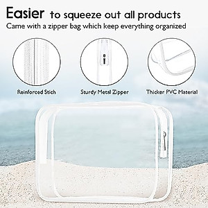 Moneybility 18 Pack 3.4oz Travel Bottles Set for Toiletries,TSA Approved Leak Proof Silicone Squeezable Containers for Toiletries,Conditioner, Shampoo, Lotion & Body Wash Accessories(Purple)