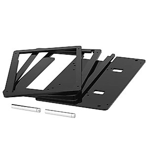 Gerioie Monitor Case, Screen Case, 7 Inch Full-View for Support Raspberry Pi(Metal Bracket Shell)
