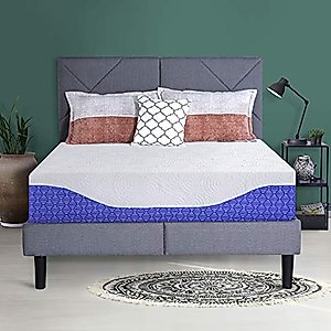 SLEEPLACE 12 Inch METIS Multi Layer Memory Foam Mattress Cobalt Blue (KING)