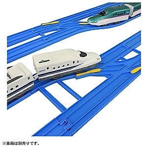 Plarail - R-15 Double-tracked Wide Point Rail (270mm) (A/B each 1pc)