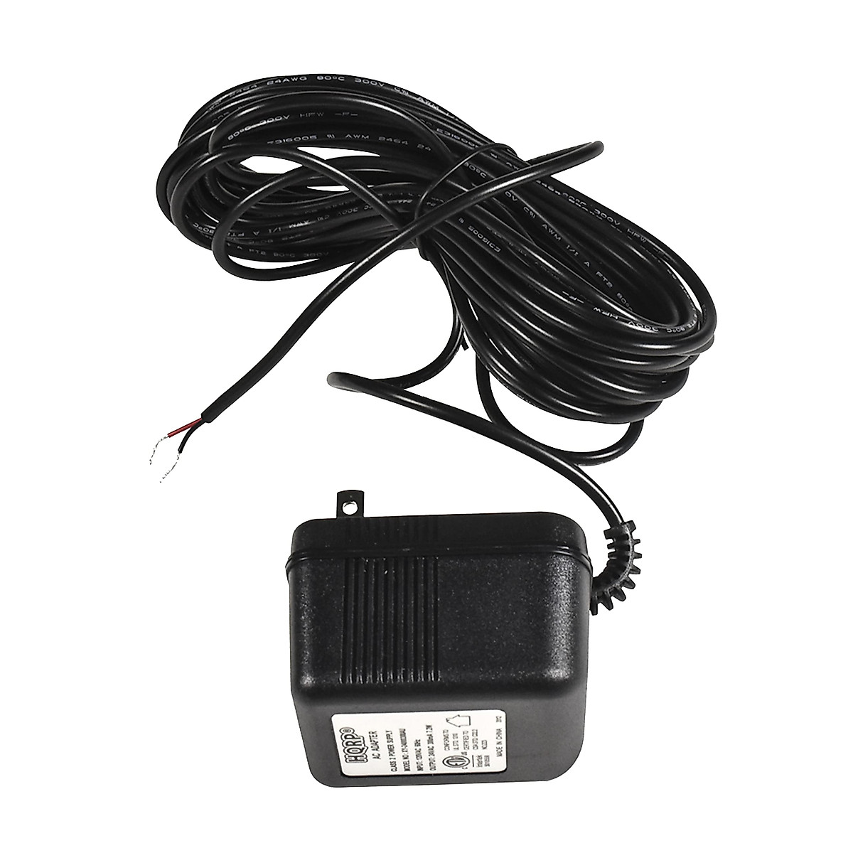 HQRP 24-Pack 24V AC Adapter Transformer Works with Nest Hello Nest Skybell Ring Doorbeell Video 1, 2, Pro, Nest Ecobee Honeywell Sensi Thermostats, C-Wire, 25ft Cable