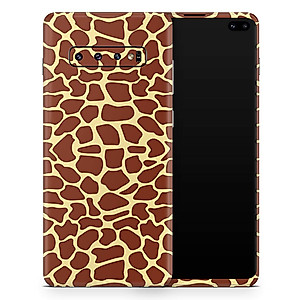 DesignSkinz Simple Vector Giraffe Print Protective Vinyl Decal Wrap Skin Cover Compatible with The Samsung Galaxy S20 (Screen Trim & Back Glass Skin)