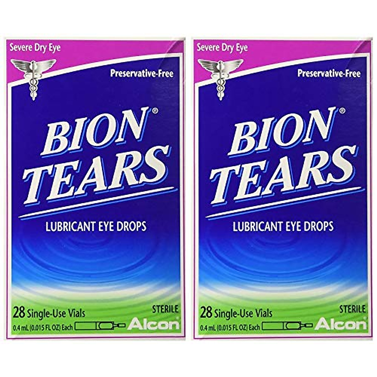 Alcon Bion Tears Single-Use Vials, 2 Pack