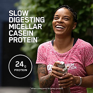 Optimum Nutrition Gold Standard 100% Micellar Casein Protein Powder, Slow Digesting, Helps Keep You Full, Overnight Muscle Recovery, Cookies and Cream, 1.81 Pound (Packaging May Vary)