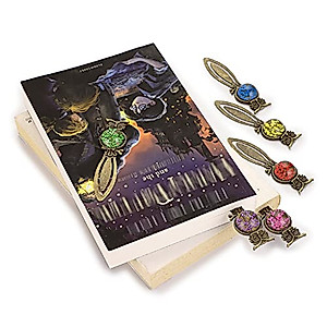 BTSKY Set of 6 Retro Owl Metal Bookmark Bronze Book Mark Clip with Dried Flower Practical Book Page Marker Tool for Library School Book Club, Ideal Gifts for Girls Women Book Lovers Reading