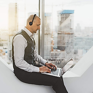 Maeline On-Ear Headphones with 3.5 mm Headphone Plug - 1 Pack - Black