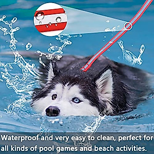 LaRoo Long Dog Leash 32 Feet with Reflective Strip, Waterproof Dog Training Leads Heavy Duty Nylon Recall Lead, Long Line Leash for Pet Puppy Medium Large Dog Training Camping Playing