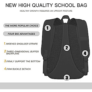 Uzui Tengen 17" Nezuko Backpack Anime Multifunction Bookbag with Side Pockets Durable Laptop Bag for Teen Boys Girls