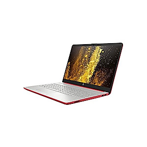 2022 HP Flagship 15inch HD Laptop, Intel Dual-Core Processor up to 2.65GHz, 4GB DDR4, 128GB SSD, Ultra-Fast WiFi, Windows 11, Dale Red(Renewed)