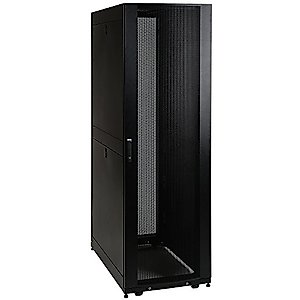 Tripp Lite SR48UB 48U Rack Enclosure Server Cabinet Doors and Sides 3000lb Capacity