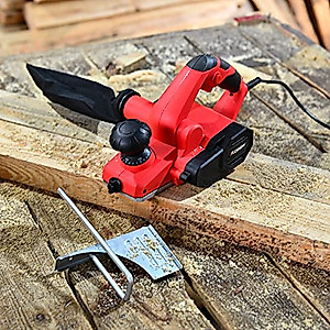 AOBEN 7-Amp Electric Hand Planer, 3-1/4-Inch 18000Rpm Handheld Planer for Woodworking, Power Wood Planer Chamfer for Home DIY