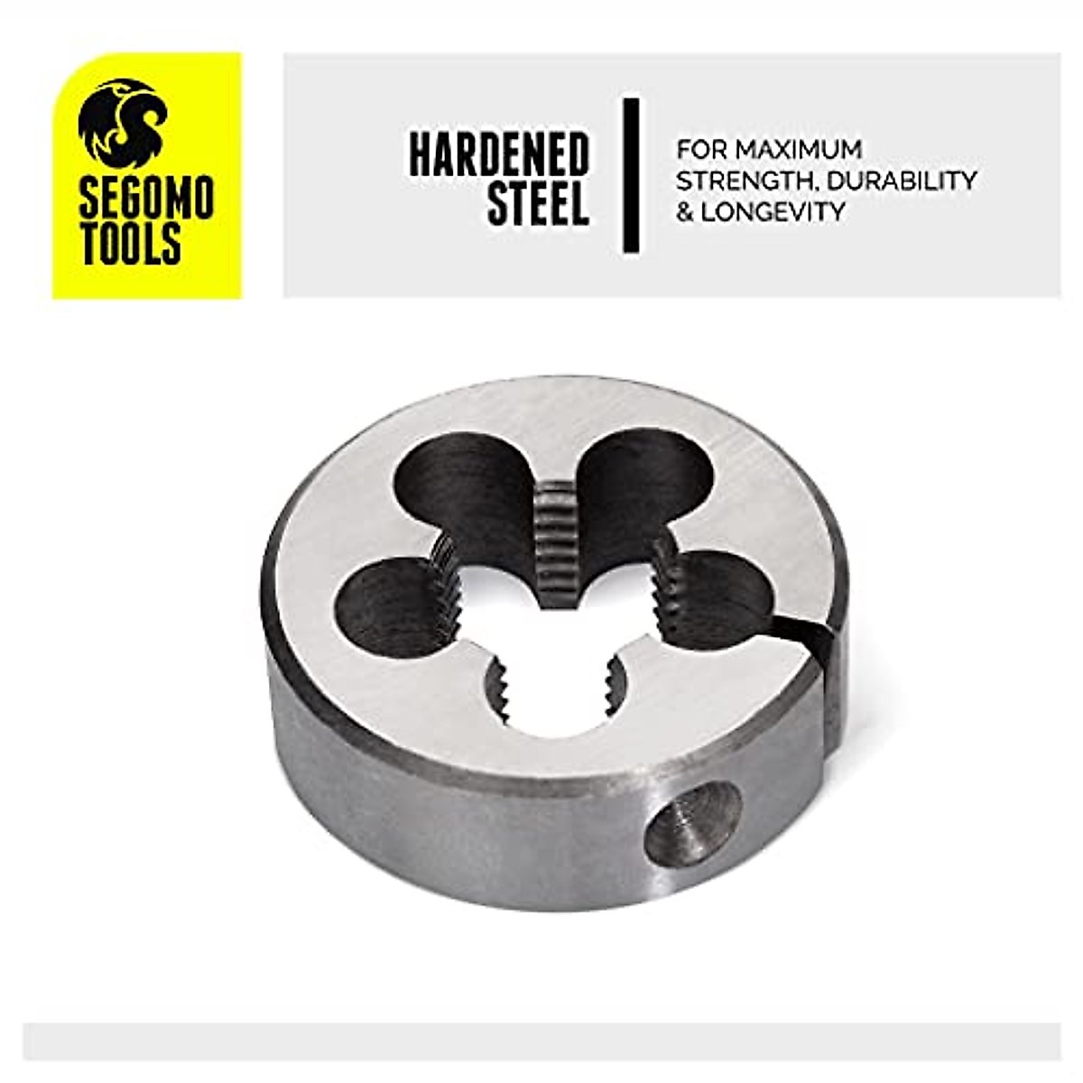 Segomo Tools 110 Piece Hardened Alloy Steel SAE Tap And Die Threading Tool Set With Storage Case | SAE Tap and Die Set | Rethreading Kit | Tap Set | Tap and Die Kit - TD110SAE