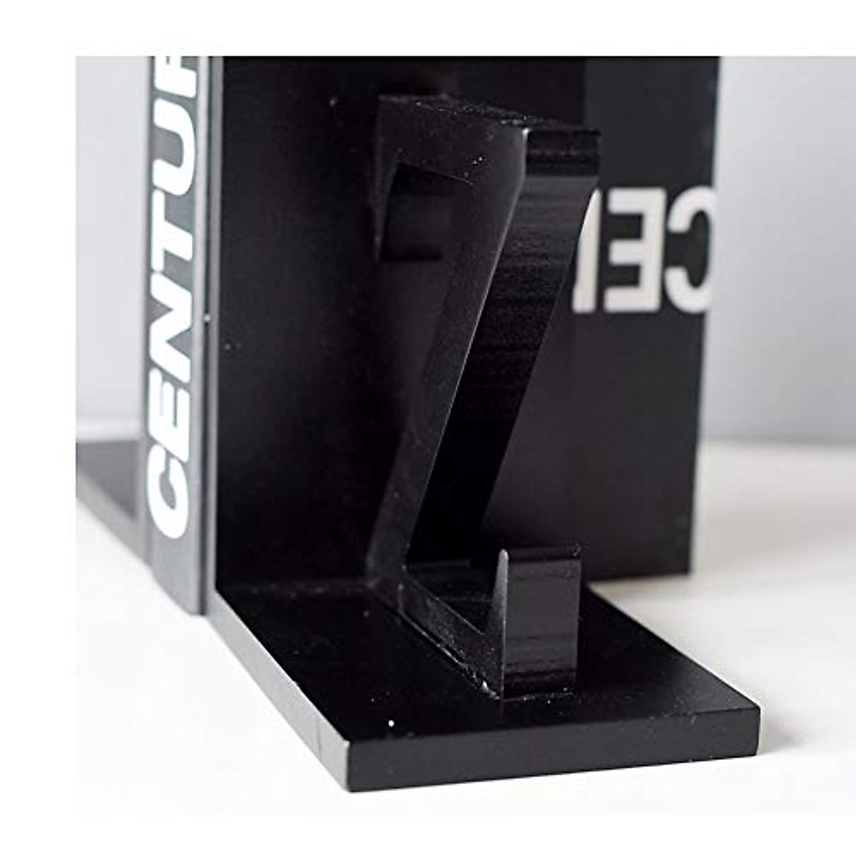 FUYU 1 Pair Creative Letter Wood Bookend Book Stand Home Decoration