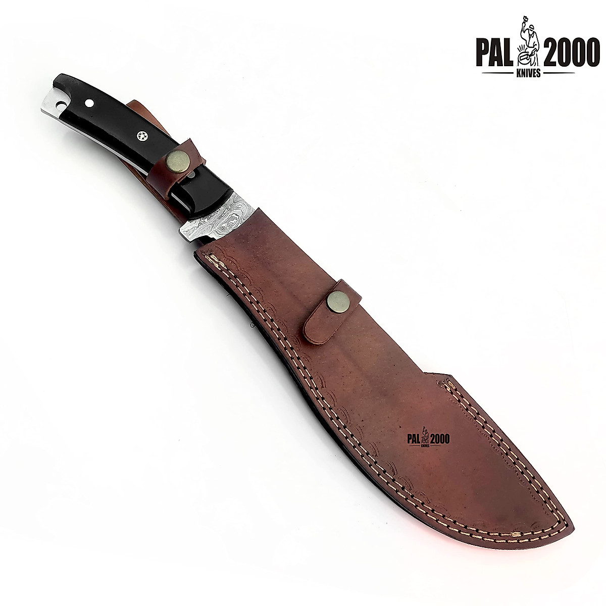 PAL 2000 KNIVES KNI-9982 Handmade Damascus steel Hunting Knife With Sheath