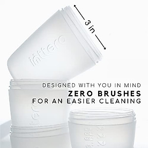 Inttero Preload/Formula Mixing Baby Bottle with Anti Colic & Air-Free System - 6oz / 2-Pack (Cute Blue)