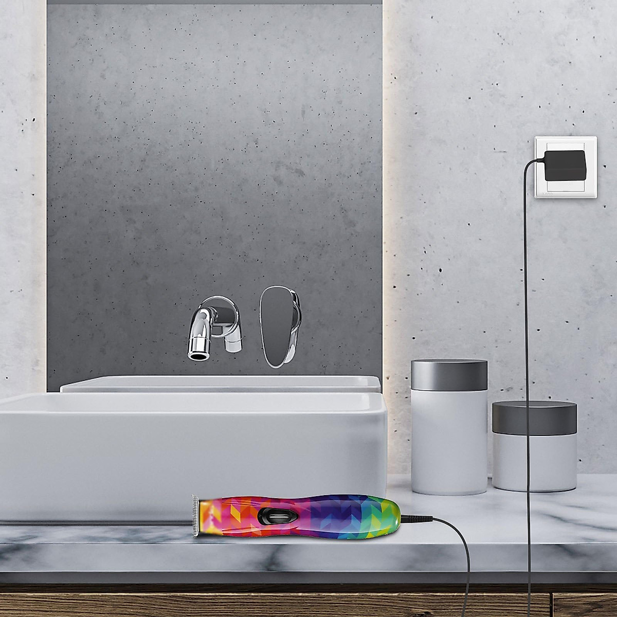 MEROM Charger for Andis Slimline Pro Lithium ion T-Blade Trimmer 32400 32475 32490 Power Cord Adapter Replacement 5V Shaver Power Adapter