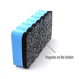 Z ZICOME 4 Pack Magnetic White Board Eraser for Home, School and Office - 4 X 2.3 X 0.8 Inch