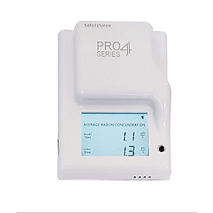 SafetySiren Pro4 Series (4th Gen) - Leader in Home Radon Detection Since 1993. Made in The USA - USA Version pCi/L