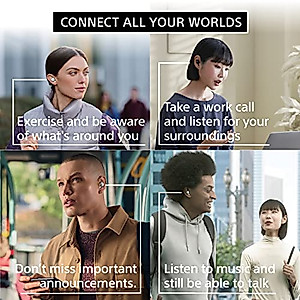 Sony LinkBuds Truly Wireless Earbud Headphones with Alexa Built-in, White (Renewed)