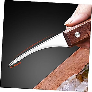 BESTonZON 3pcs Stainless Steel Shrimp Opener Specialty Tools Metal Cookie Cutters Cleaning Gadgets Seafood Shell Peeler Shrimp Cleaner Knife Remover Shrimp Seafood Tool Shrimp Tools Peeling