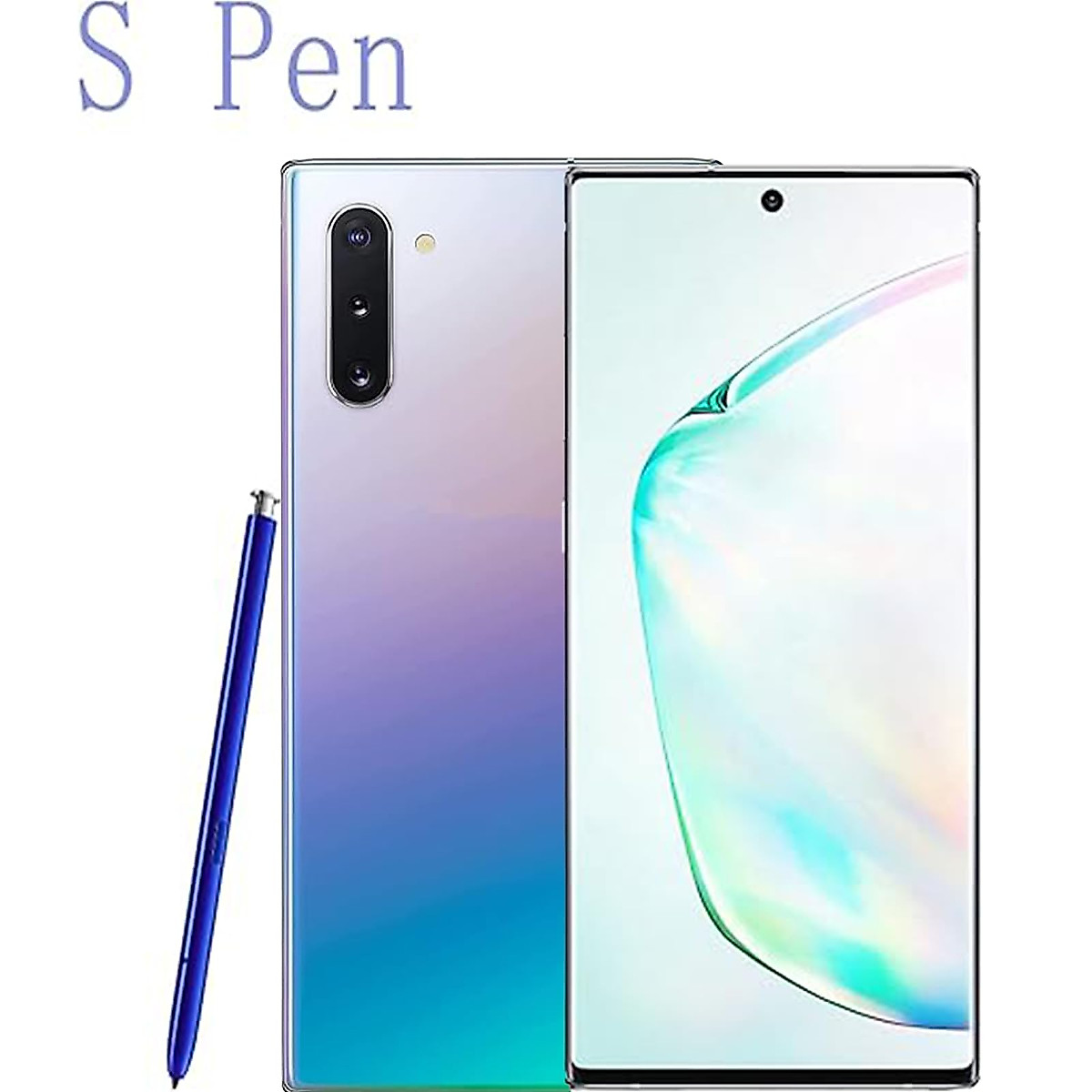 2 Pack Galaxy Note 10 Stylus Pen for Samsung Galaxy Note 10 S Pen, Replacement for Samsung Galaxy Note 10 / Note 10 Plus (Aura Glow Silver)